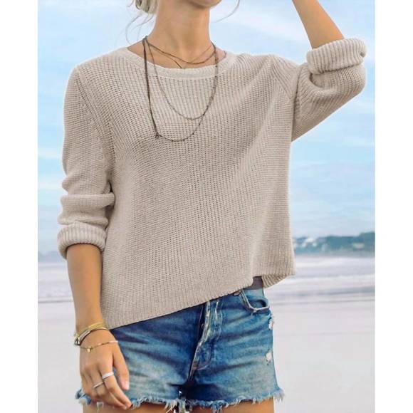 Wooden Ships | Sweaters | New Wooden Ships Marina Mercer Crew In Half ...